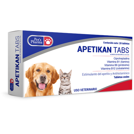 Apetikan Tabs - 20 Tabletas Pet's Pharma – Mister Mascotas