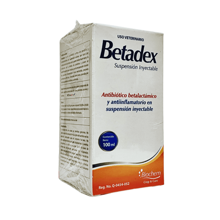 Betadex Inyectable 100 mL - Biochem – Mister Mascotas