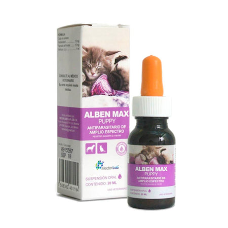 Desparasitante Perro Y Gato Oral Alben Max Puppy - MederiLab – Mister ...