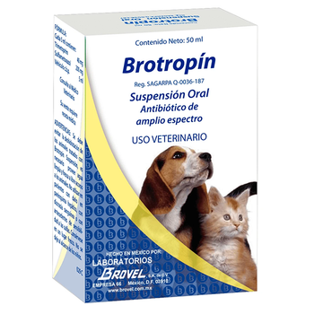 Brotropin Suspensión Frasco 50 ml - Brovel – Mister Mascotas