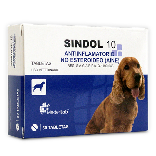 Sindol 10 Antiinflamatorio 30 Tabletas - MederiLab – Mister Mascotas